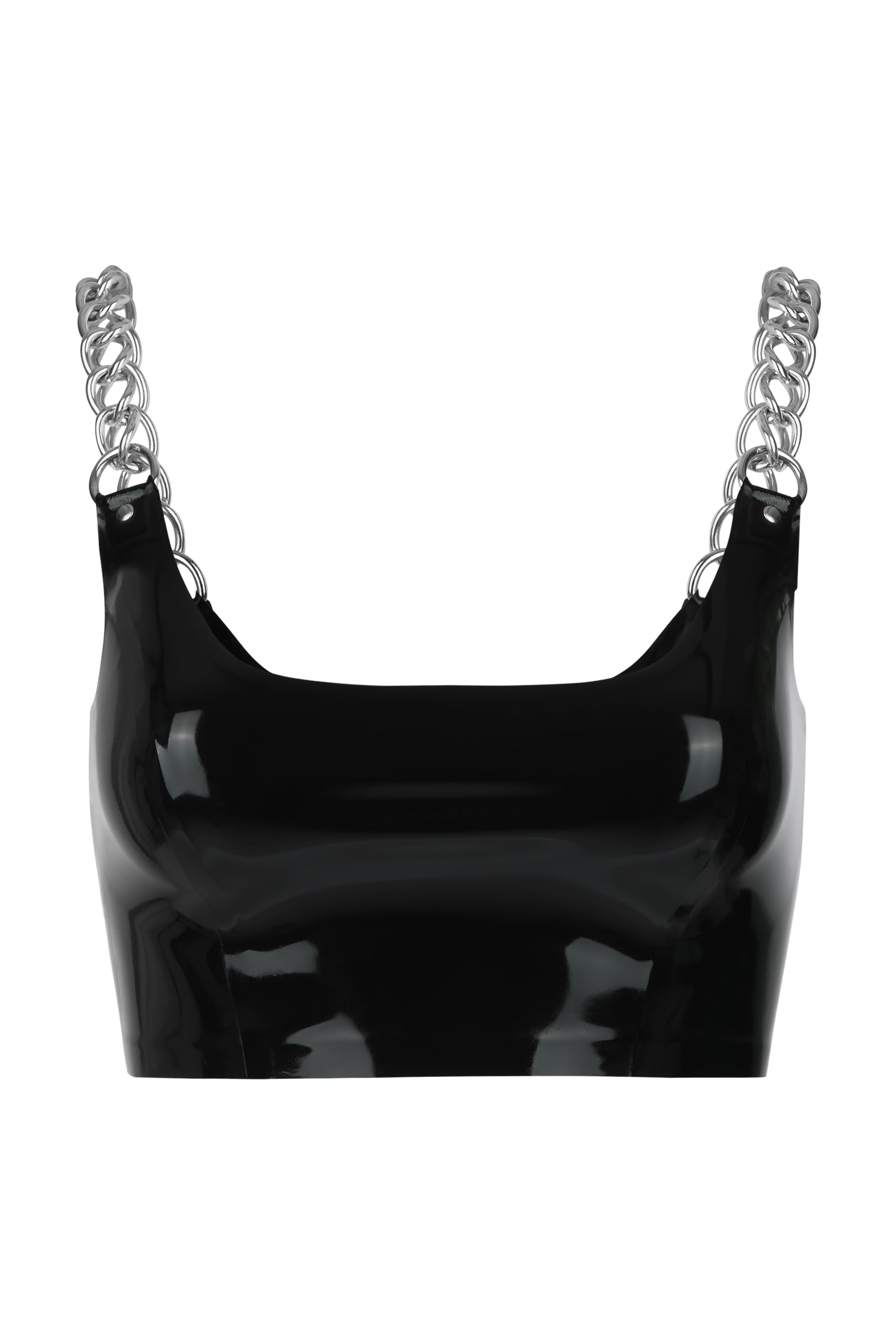 Latex Chain Link Top – bustedbrand