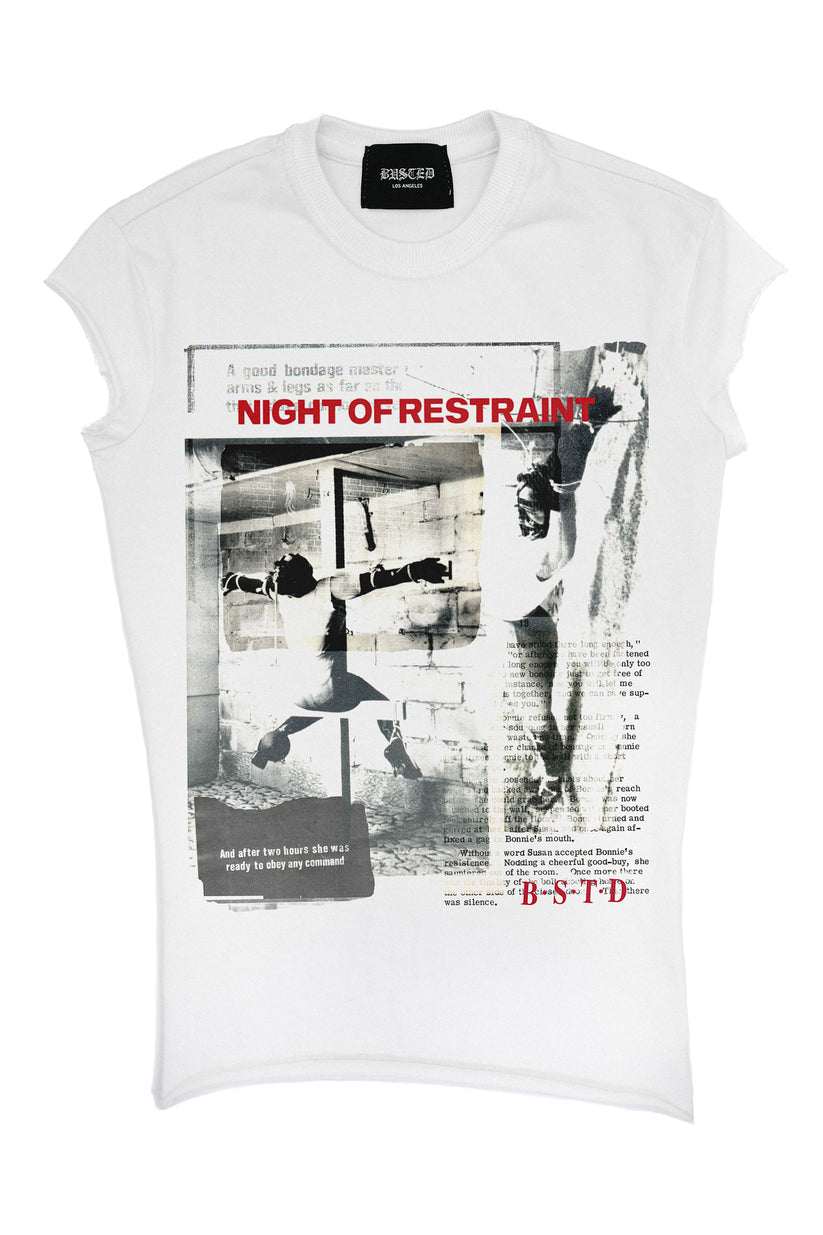 Night of Restraint Shrunken T-Shirt – bustedbrand